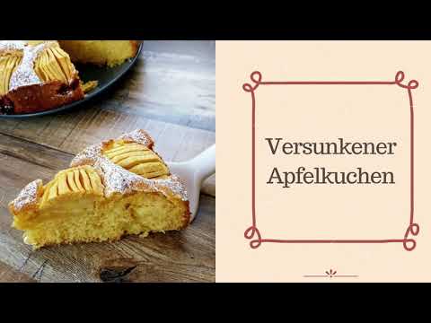 Versunkener Apfelkuchen