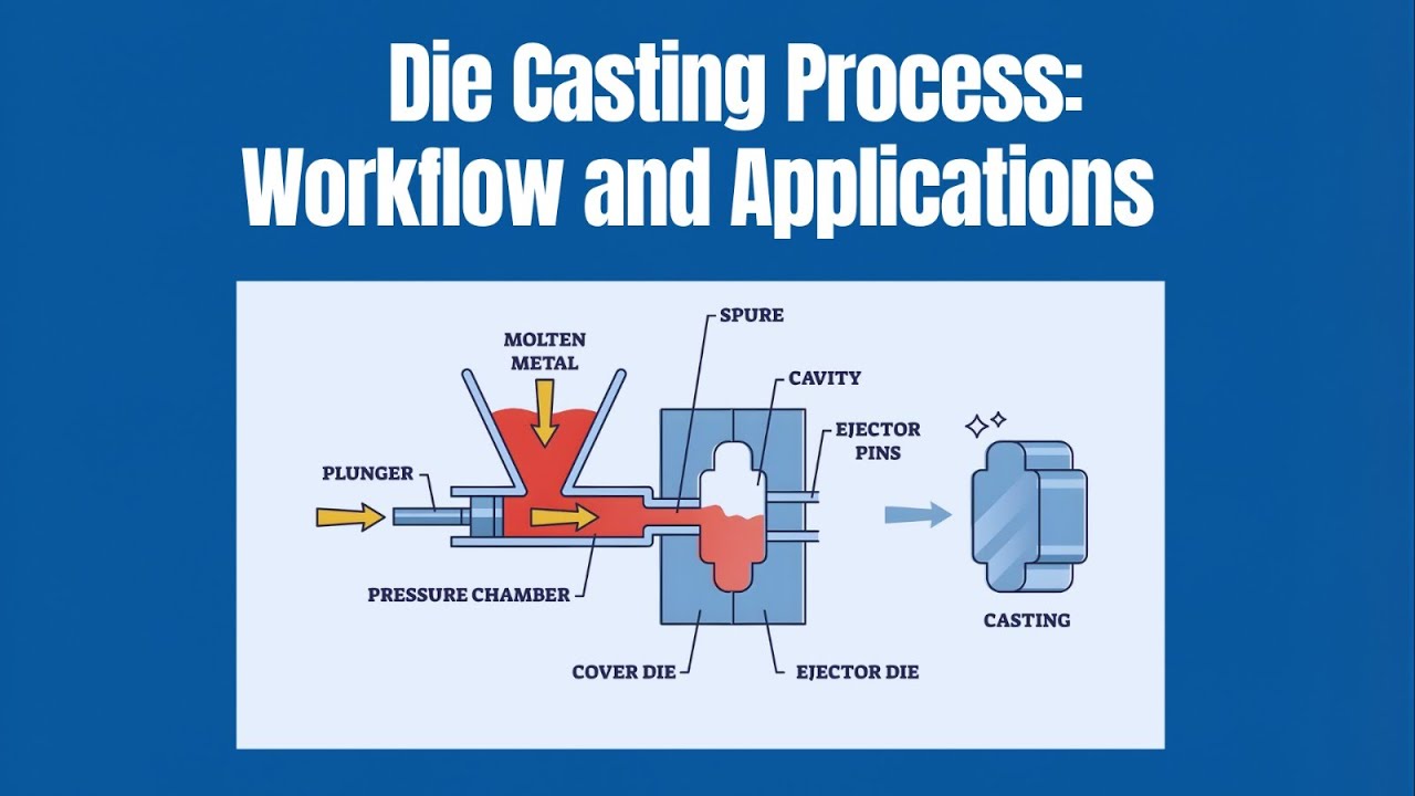 Die Casting Process Workflow and Applications I Die Casting Explained: Step-By-Step Process