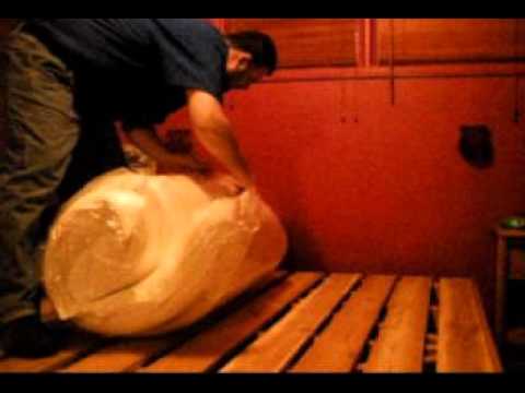 Unpacking a new Bed In A Box {11" Pacbed Queen}