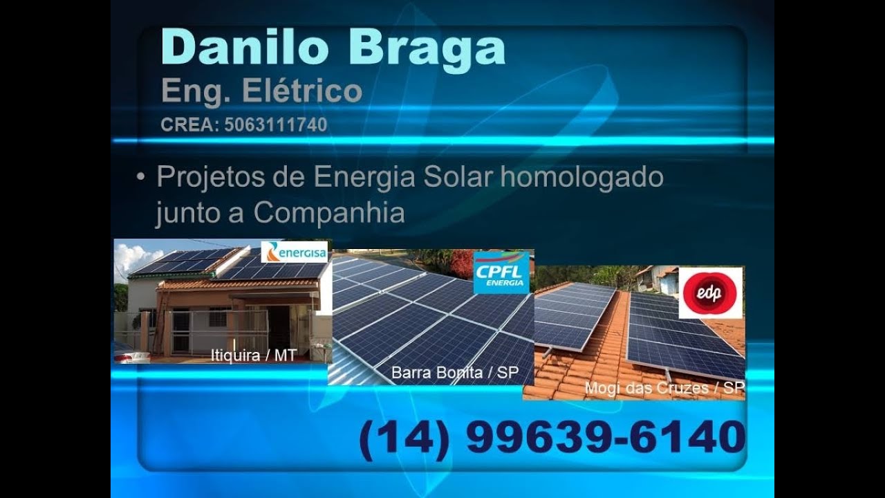 Video 2 - homologação de Projeto Solar na CPFL