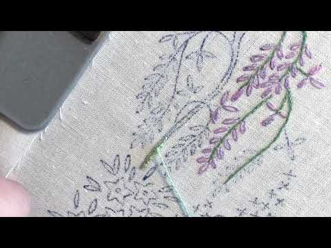Learn stem stitch and variations of this basic embroidery stitch