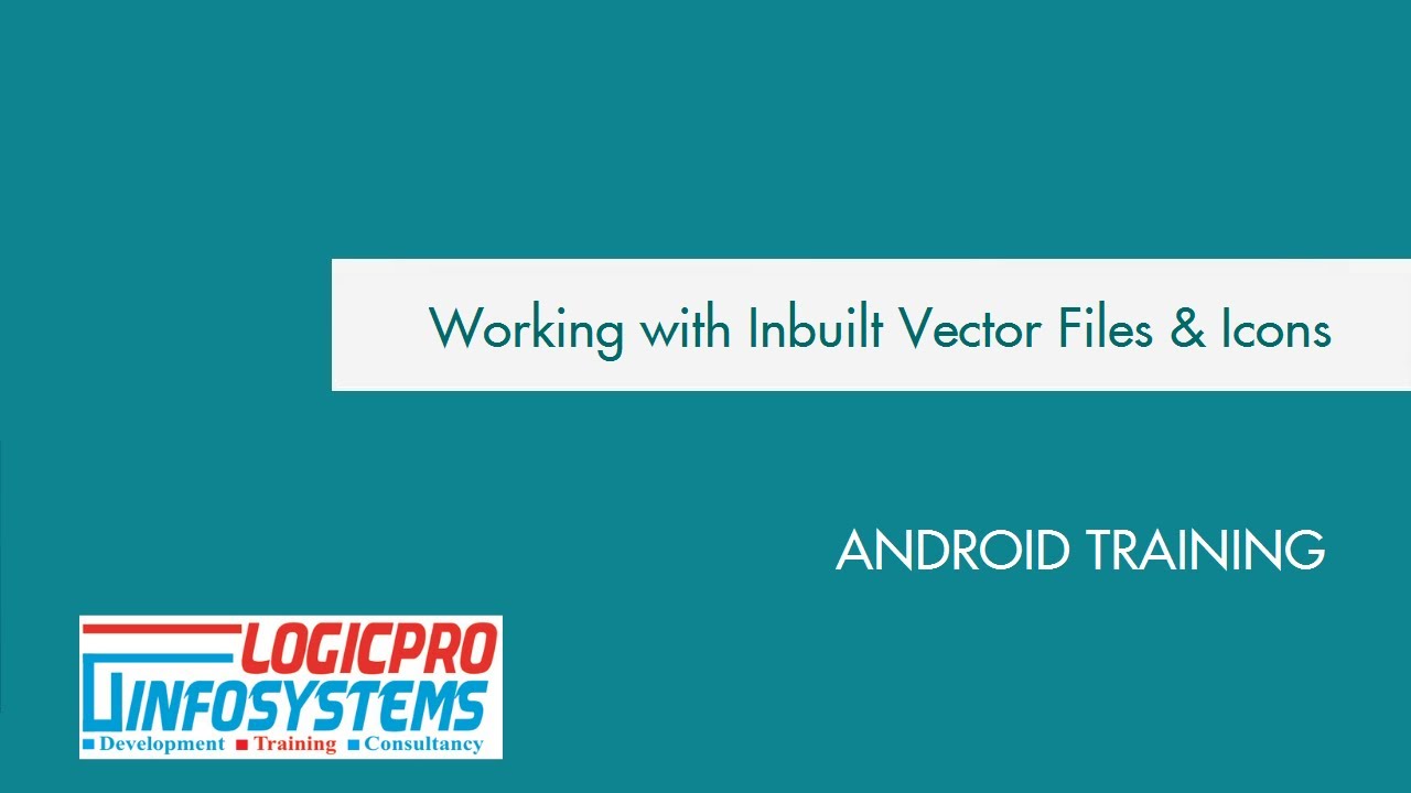 Working With Inbuilt Vector Files & Icons