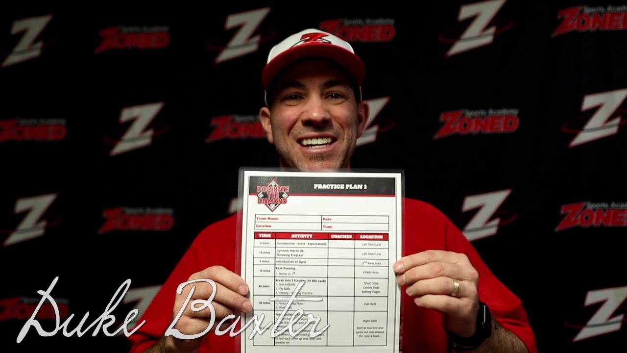 Baseball and Softball Practice Plan Template