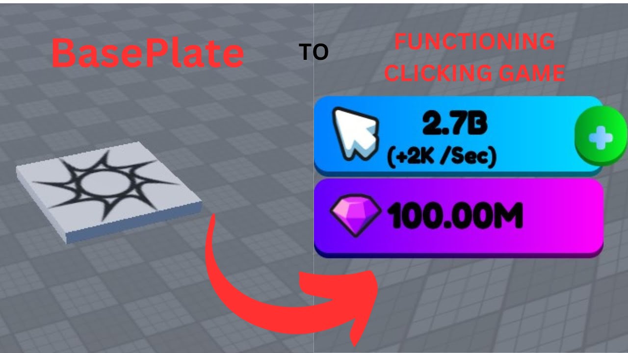 I tried making a clicking simulator game in Roblox studio