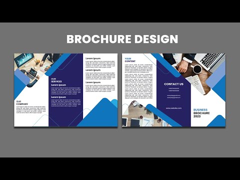 Brochure design ideas | Adobe illustrator broacher design