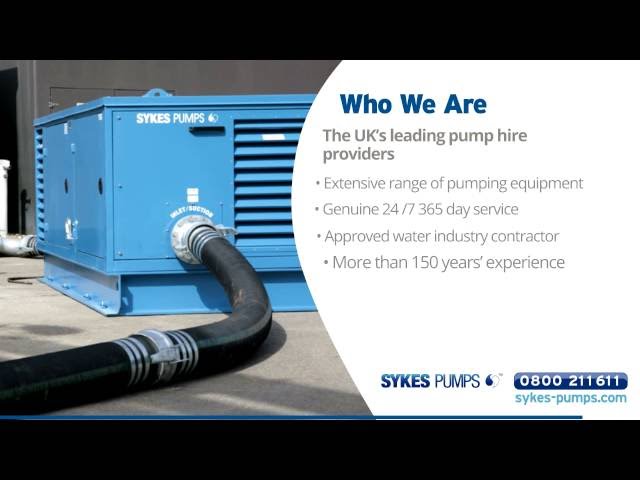 P 1501 submersible drainer pump from Sykes