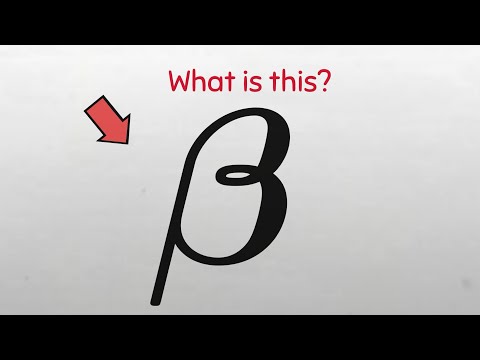 Statistical symbols explained : Beta #beta #statistics #sigma #maths