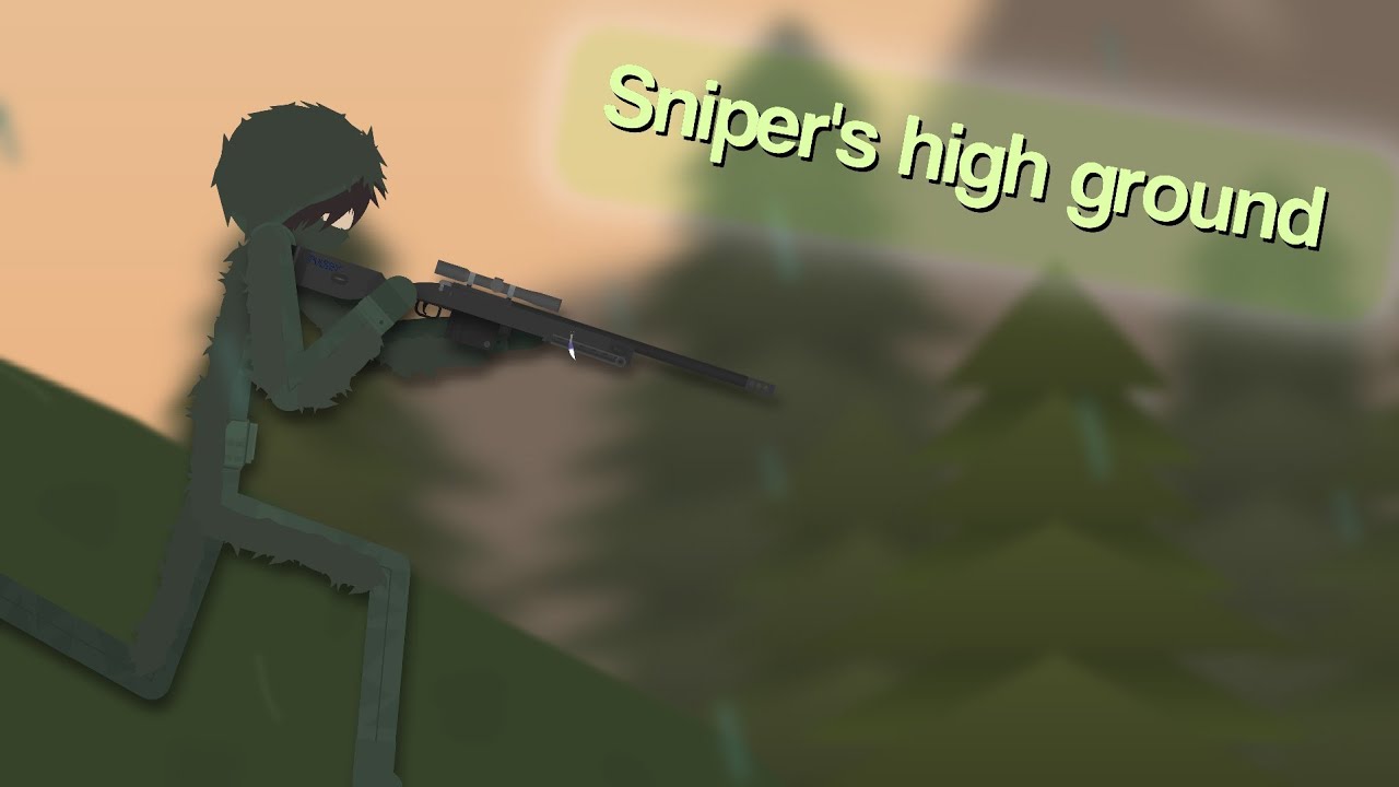 Sniper's high ground.  | Stick Nodes