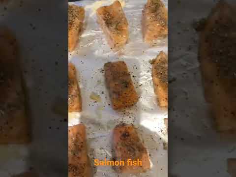 Salmon fish fry #fish #food #salmonfish #andhrafood #telugu #london #uk #telugucouplelondon