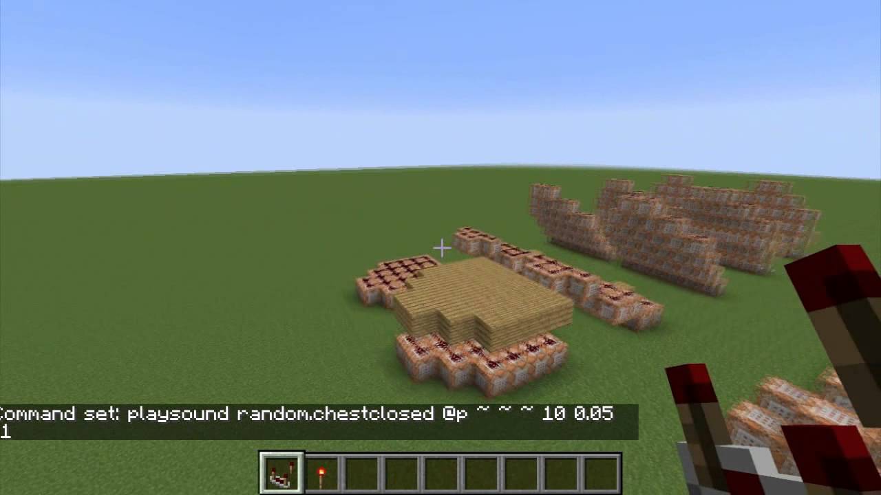 Moving drawbridge in vanilla minecraft!