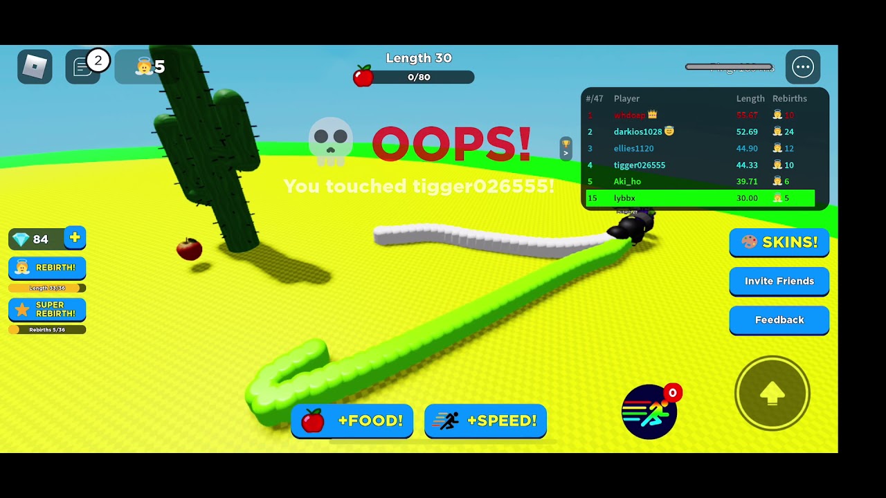 How to play wormface (Roblox)