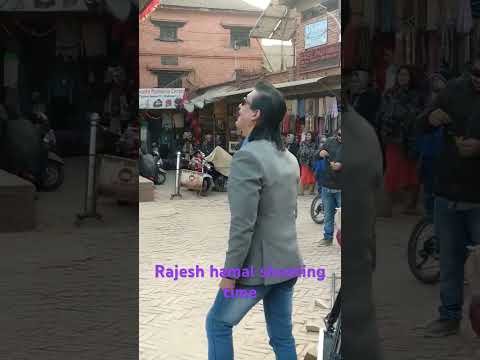 Rajesh Hamal shooting time #rajeshhamal