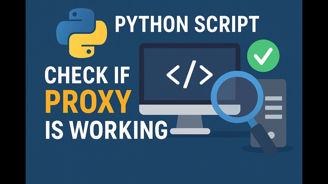 Python Project: Proxy Checker | Check Live/Dead Proxies Using Requests Module.