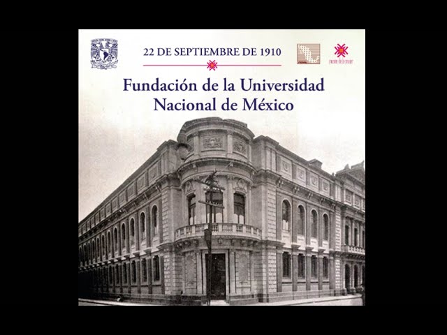 ¡La UNAM cumple años! Así fue como se inauguró
