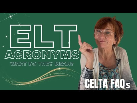 EFL, ESOL, ESP - what do they all mean??