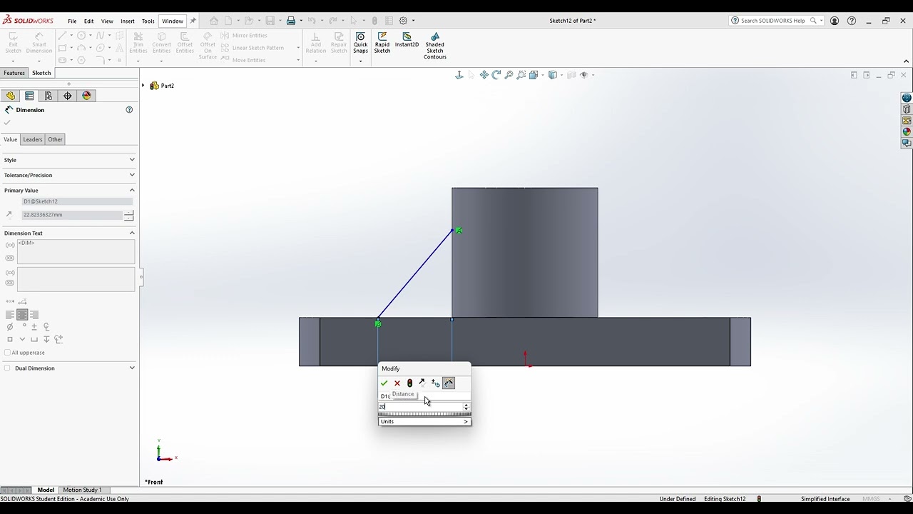 SOLIDWORKS 2025 - How to add a RIB in 1 min.