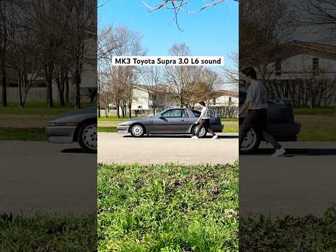 Insane MK3 A70 Toyota Supra 3.0 L6 sound (7M-GTE)