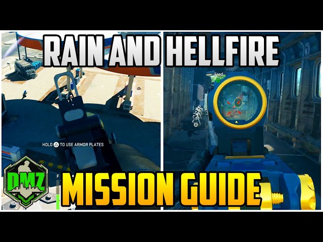 How to easily complete the 'Rain and Hellfire' mission in Warzone 2 DMZ