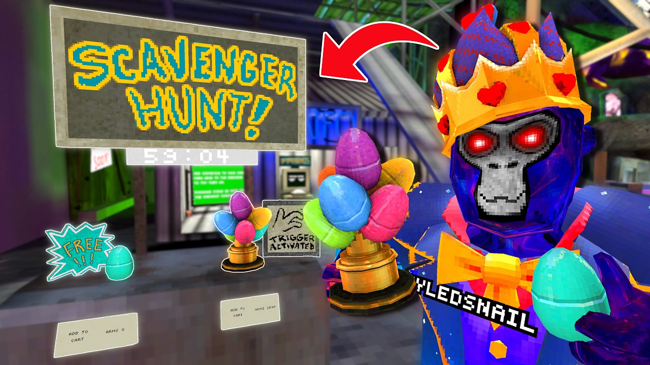I Collected EVERY Easter Egg in Gorilla Tag! (Scavenger Hunt)