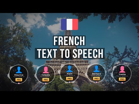 Text to speech in french and AI french voices examples