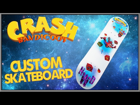 North West Decks: Custom Crash Bandicoot Skateboard – Crashy News