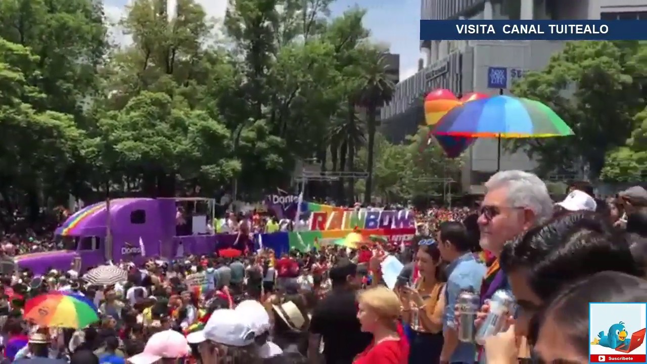 Así se vive la marcha del orgullo gay en la Ciudad de México