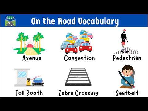 On the Road Vocabulary in English | Learn English with Pictures and Examples | Learn Different Words