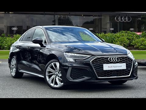 2021 Approved Used Audi A3 Saloon S line 35 TFSI 150 PS 6-speed | Stoke Audi