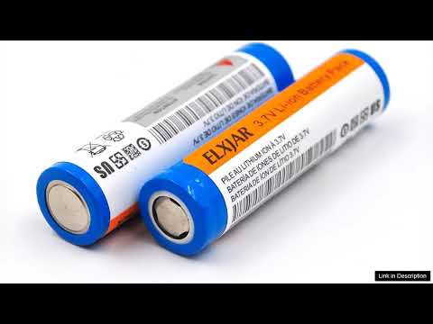 (5 Pack) 3.7V 1600mAh 16650 Li ion Rechargeable Battery Flat Top Replacement for 2 Review