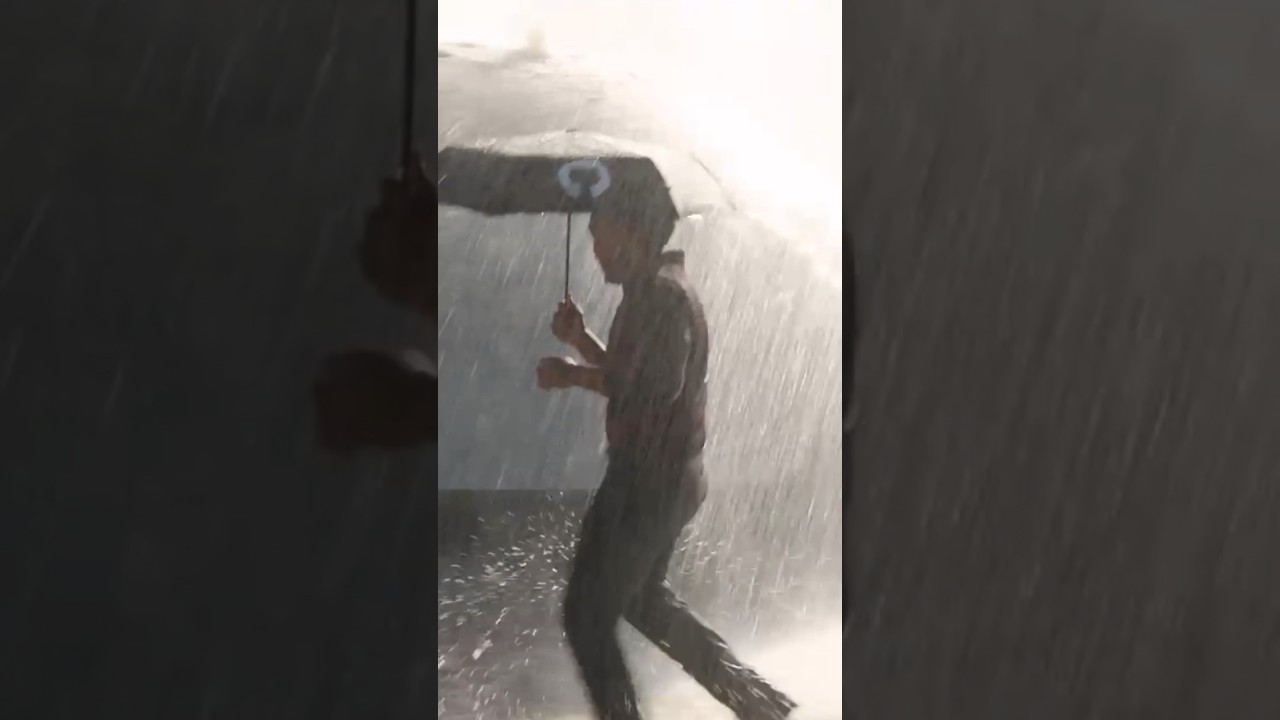 Rainy days just got a whole lot brighter with the Mona Collage Pocket Umbrella