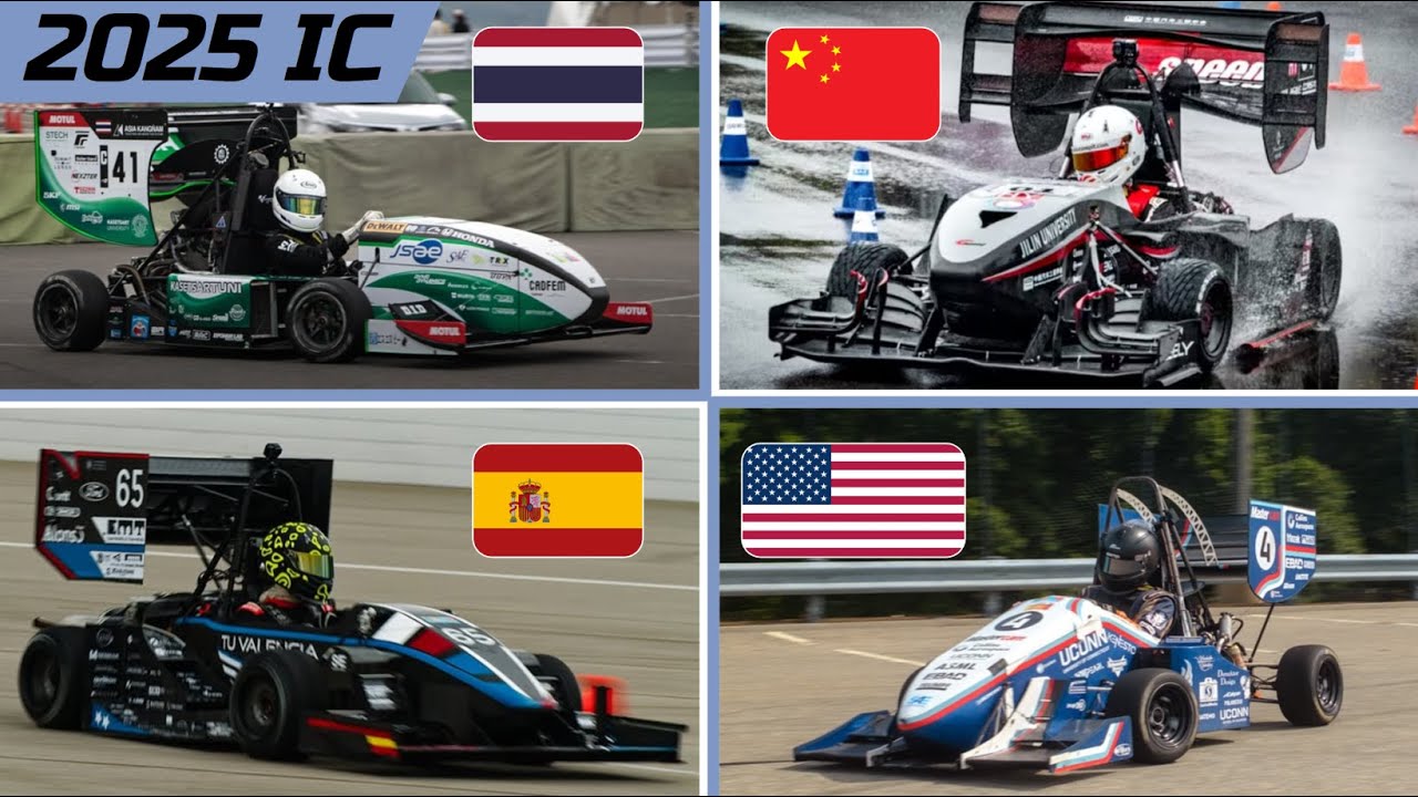 Formula Student / Formula SAE Onboards Compilation, 2025 Combustion