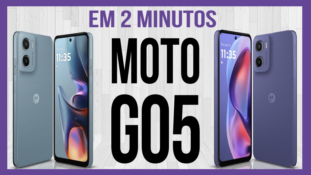 Moto G05 (Ficha Técnica & Preços)