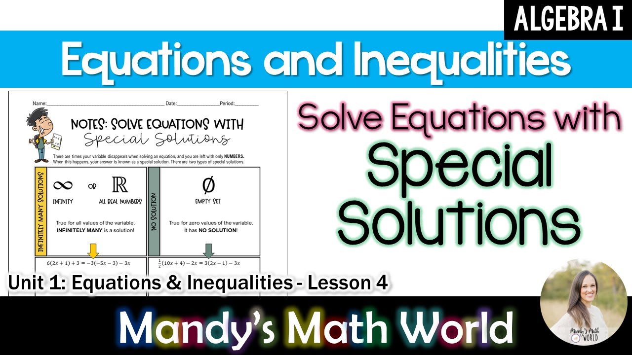 Solve Equations with Special Solutions