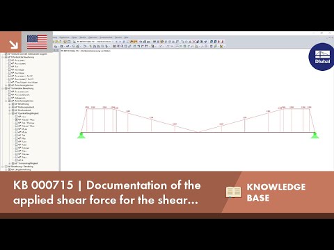 KB 000715 | Documentation of Applied Shear Force for Shear Design