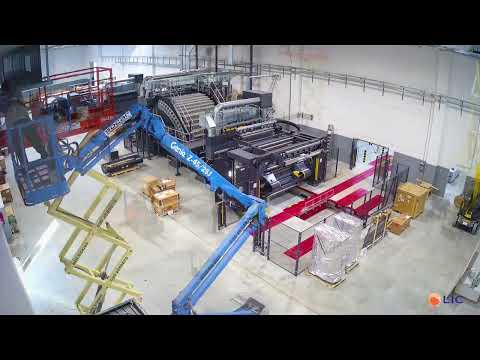 Digital print: time-lapse HP printing Page Wide T1190s | Lic Packaging Spa