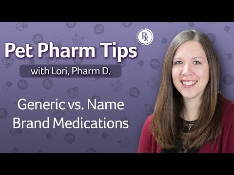 Pet Pharm Tips: Name Brand vs. Generic Pet Meds