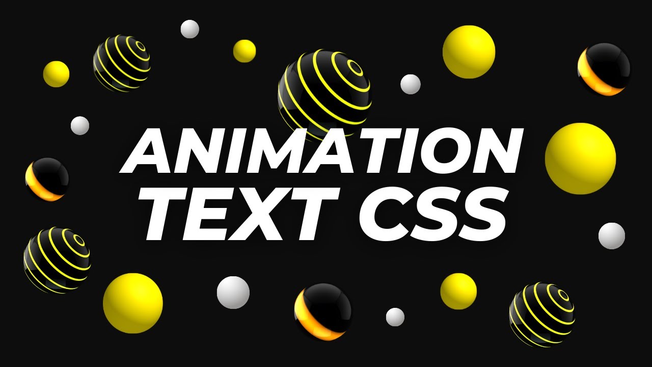 Simple Text Animation CSS | Moving Background Text