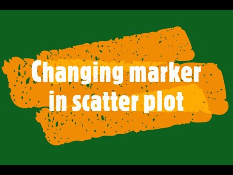 Changing marker in scatter plot - Python