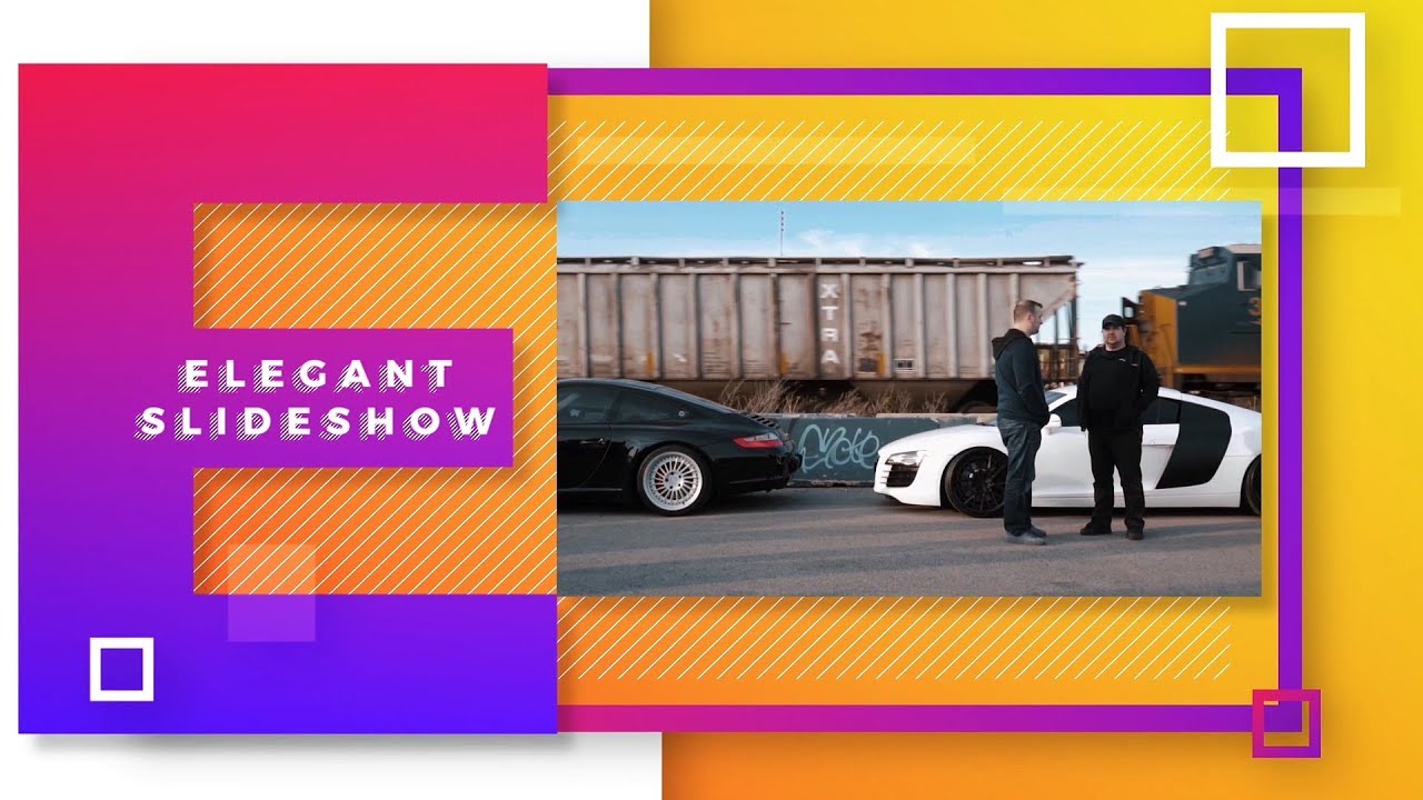 Elegant and Stylish Slideshow in After Effects - After Effects Tutorial