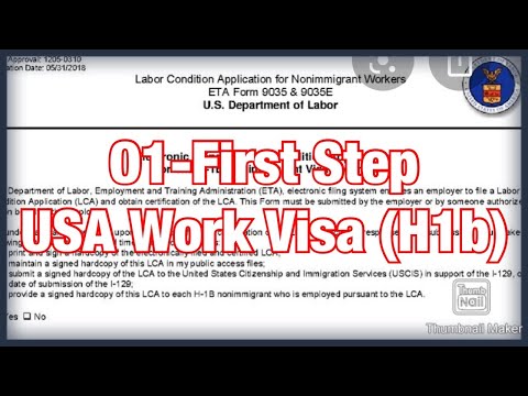 01-Why LCA important in usa H1b Visa? First step toward usa work visa | USA life