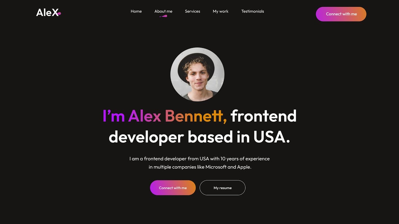 How To Create Portfolio Website In React JS | Complete React JS Website Project Tutorial