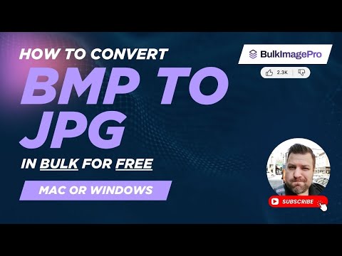 How to Convert BMP to JPG in Bulk for FREE (Windows or Mac)