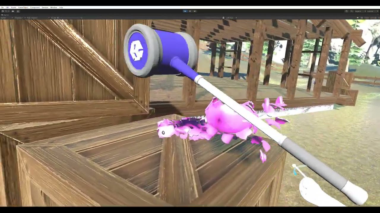 Unity VR Roller Coaster Shooter Game Tutorial Demo Video Version 1