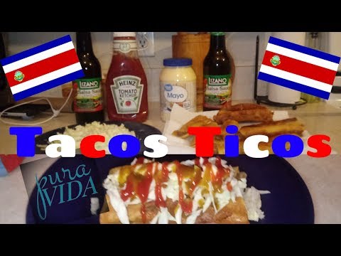 COOK WITH ME: COSTA RICAN TACOS || TACOS TICOS DE POLLO|| COMIDA COSTARRICENSE