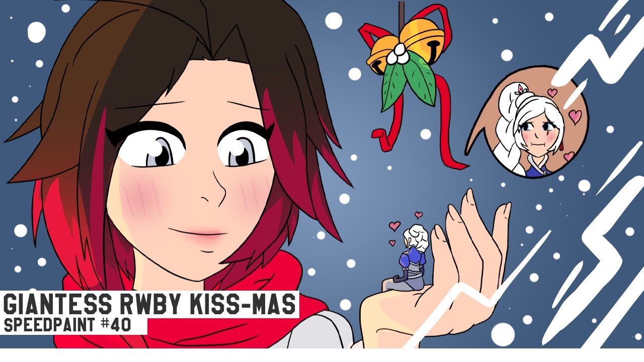 Giantess Ruby Merry Kiss-mas // RWBY // Speed Paint #40