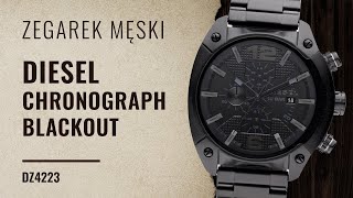 Zegarek Diesel Chronograph Black Out DZ4223 • Fabrykazegarkow.pl