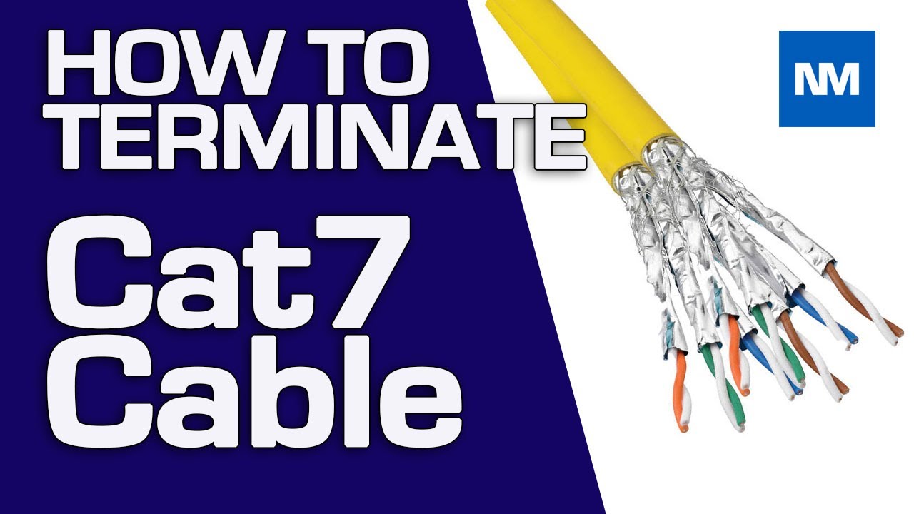 How to Terminate Cat7 Cable  (Cat 7 Ethernet Cable Termination DIY guide)