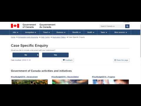 IRCC Webform how to fill full information