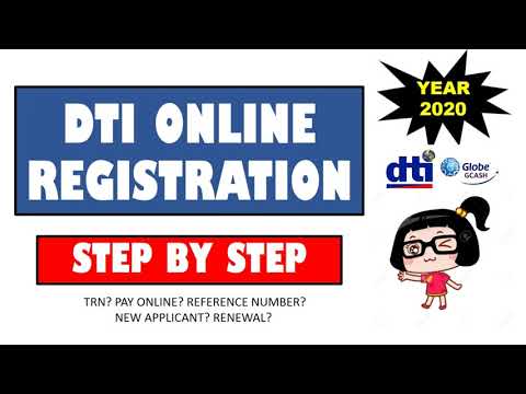 DTI REGISTRATION ONLINE/ BUSINESS PERMIT IN THE PHILIPPINES