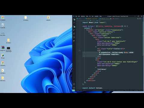 Learn How to convert HTML template to ReactJS Part 4 Bangla - Mind Luster
